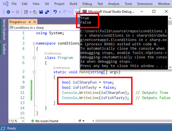 شرط ها در سی شارپ - سی شارپ کد