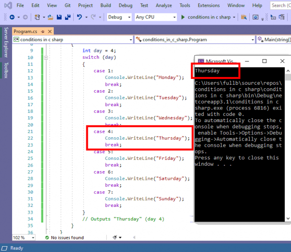 شرط ها در سی شارپ - سی شارپ کد