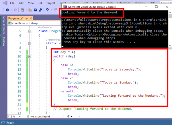شرط ها در سی شارپ - سی شارپ کد