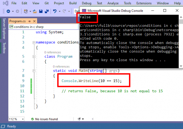شرط ها در سی شارپ - سی شارپ کد