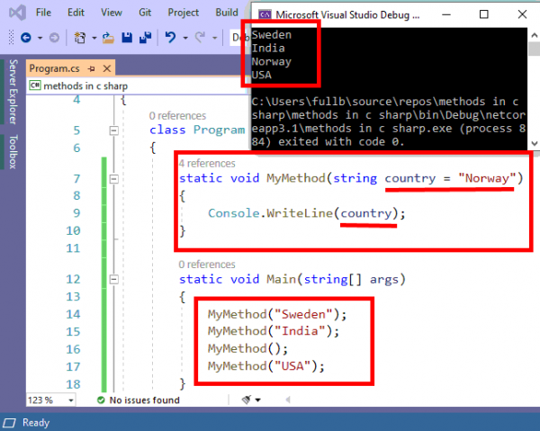 متد ها در سی شارپ - سی شارپ کد