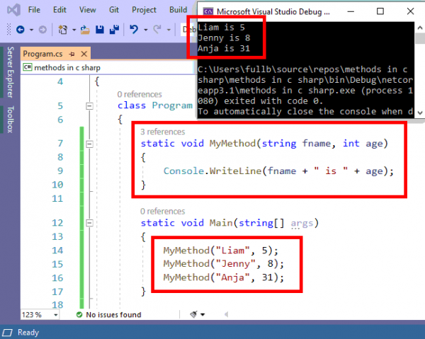 متد ها در سی شارپ - سی شارپ کد