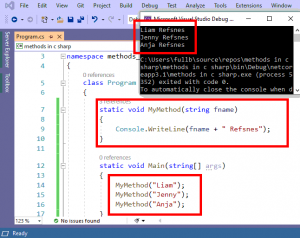 متد ها در سی شارپ - سی شارپ کد