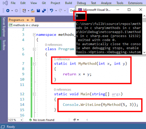 متد ها در سی شارپ - سی شارپ کد