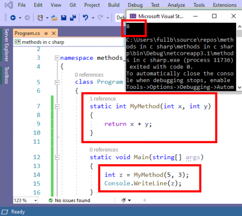 متد ها در سی شارپ - سی شارپ کد